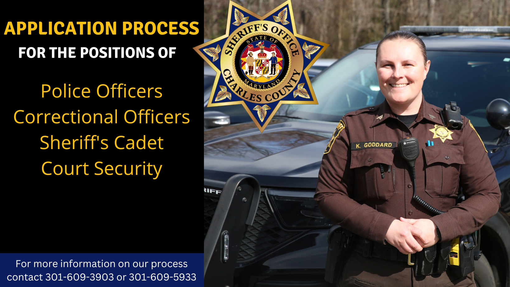Application Process Charles County Sheriffs Office