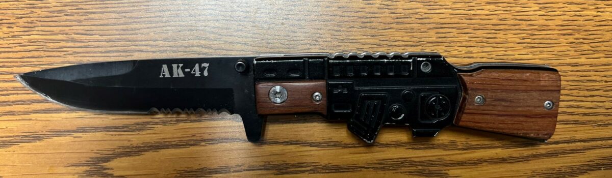 Knife Recovered from Student at Stethem Educational Center – Charles ...
